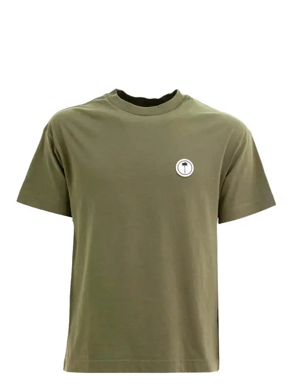 Palm Angels Logo-patch T-shirt - Green