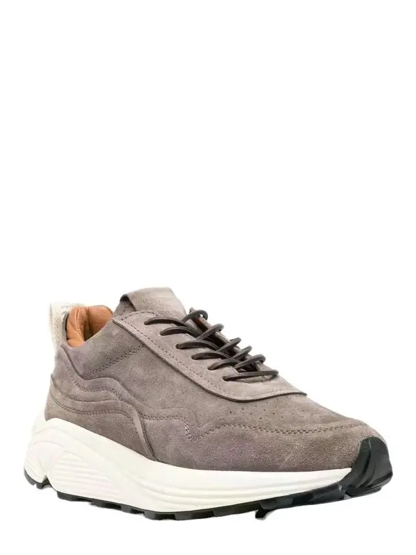 BUTTERO® Lace-up Chunky Sole Sneakers - Brown