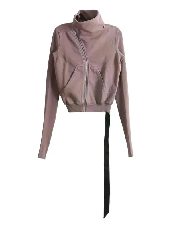 Rick Owens Asymmetric Zip-up Sweatshirt - Brown