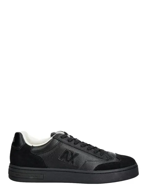 Armani Exchange Panelled Sneakers - Black
