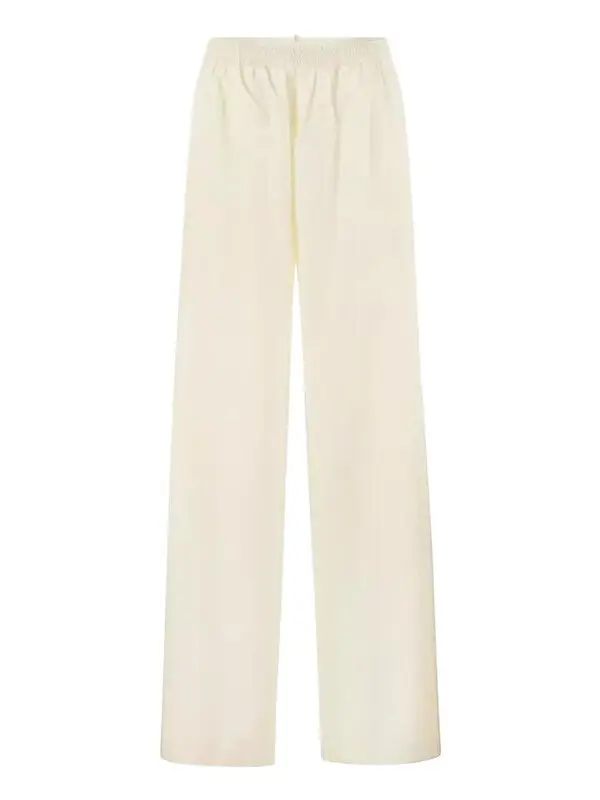 Fabiana Filippi Wide-leg Flannel Trousers - Neutrals