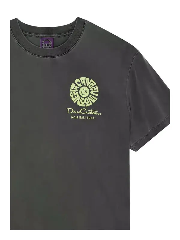 Deus Ex Machina Canggu Adress Logo-print T-shirt - Grey