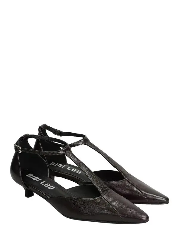 BIBI LOU Canna T-bar Pumps - Brown