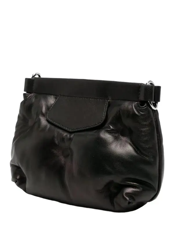 MAISON MARGIELA Quilted Leather Crossbody Bag - Black