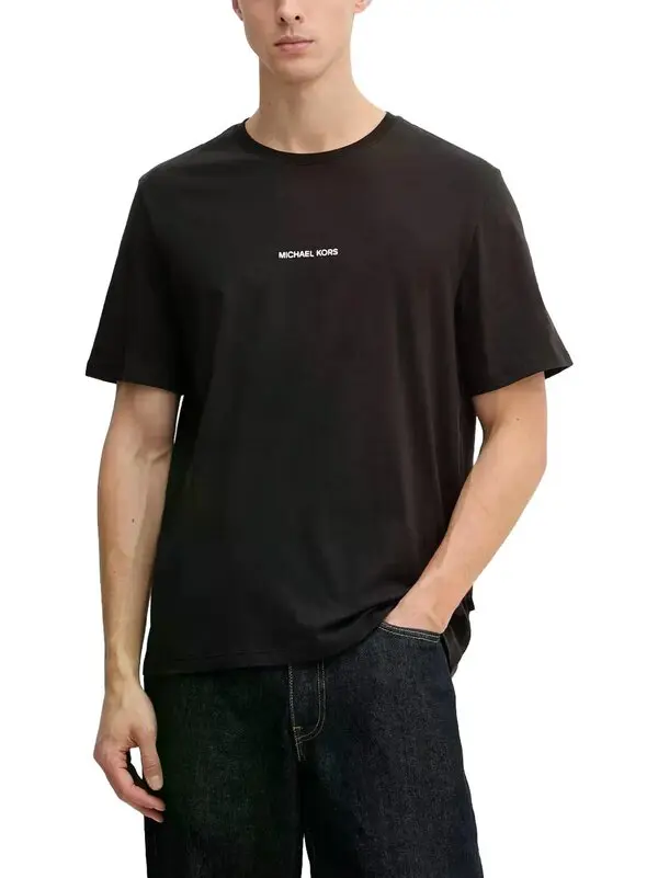 Michael Kors Graphic Logo Cotton T-shirt - Black