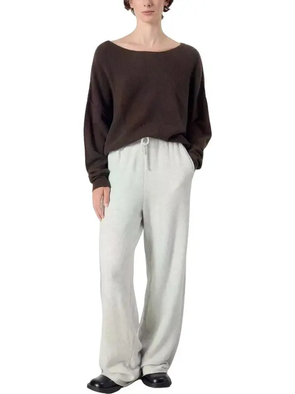 American Vintage Boat Neck Sweater - Brown