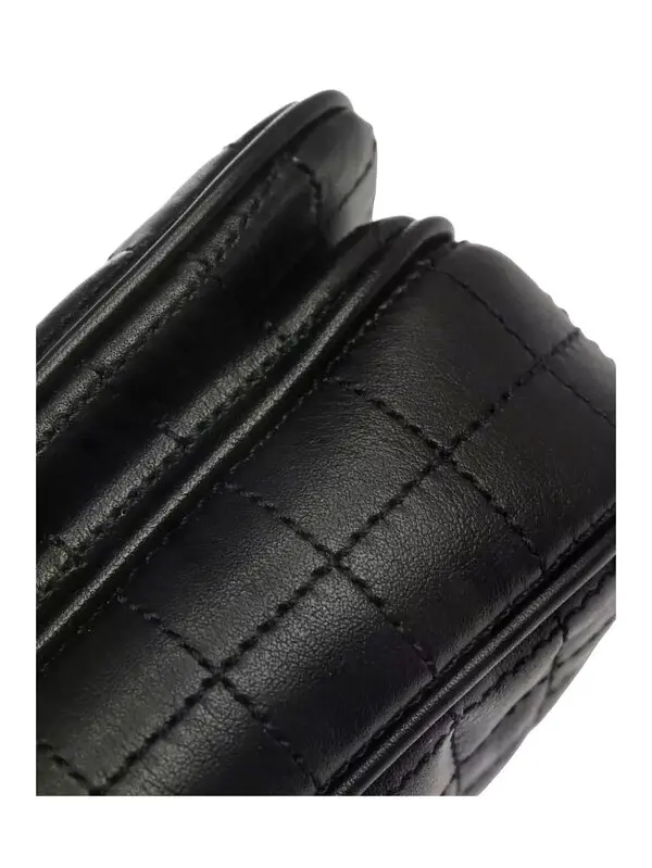 Celine Quilted Chain Shoulder Bag - Black