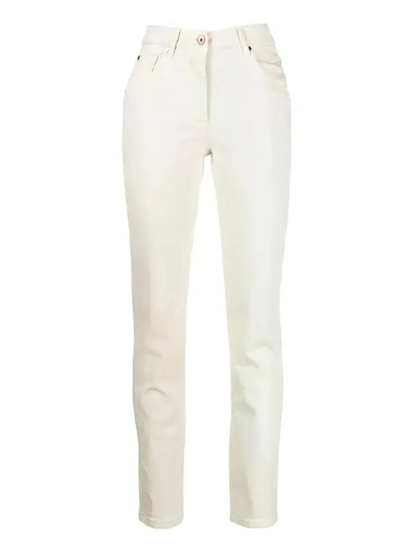 Brunello Cucinelli Slim Fit Jeans - Neutrals