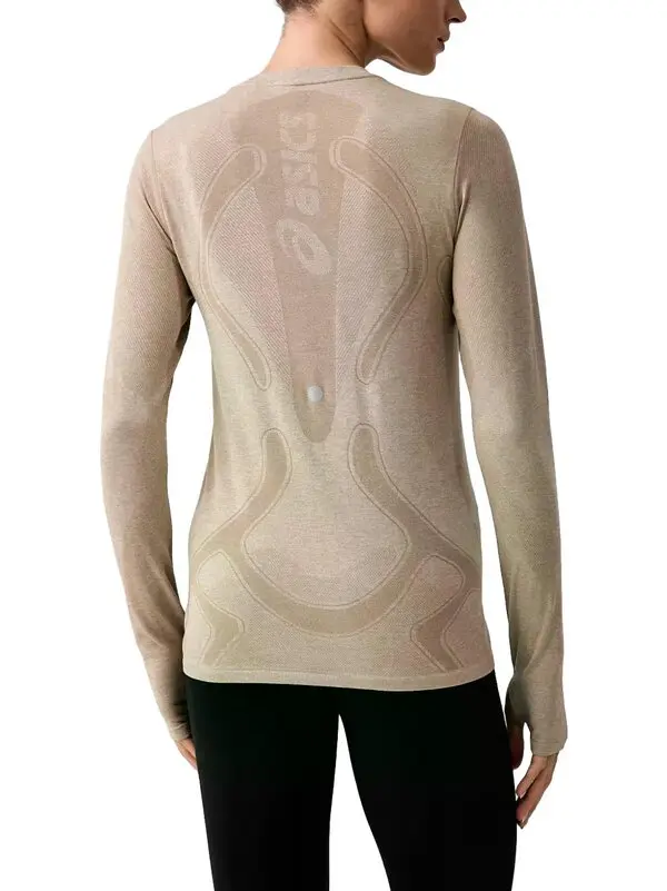 Asics Road Seamless Long-sleeve T-shirt - Neutrals