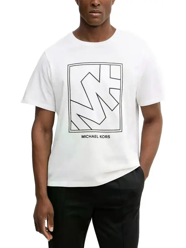 Michael Kors Logo-print Short-sleeve T-shirt - White