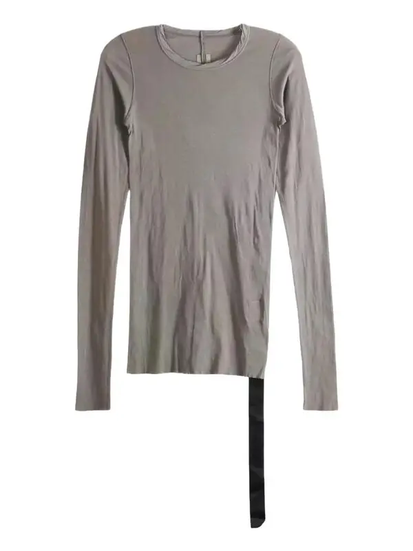 Rick Owens Raw-cut Long-sleeve T-shirt - Grey