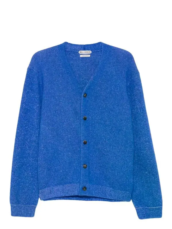 JW Anderson V-neck Button-up Cardigan - Blue