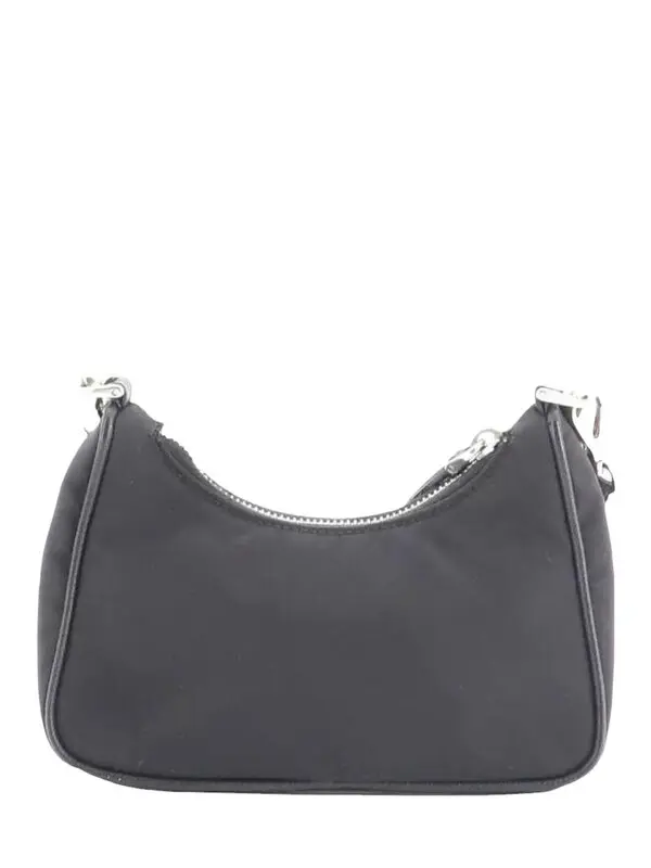 Prada Re-edition Tessuto Mini Hobo Bag - Black