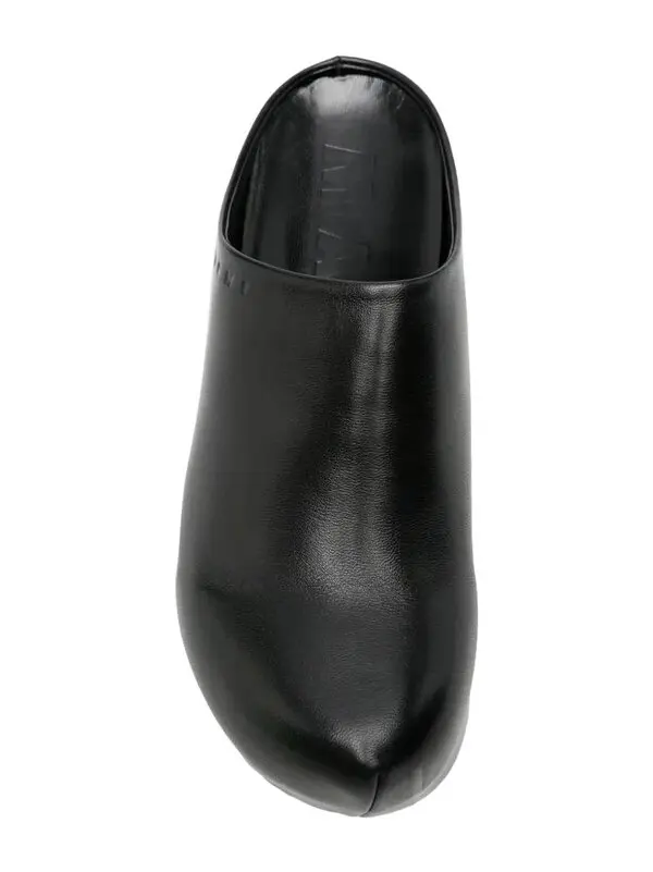 Marni Leather Clogs - Black