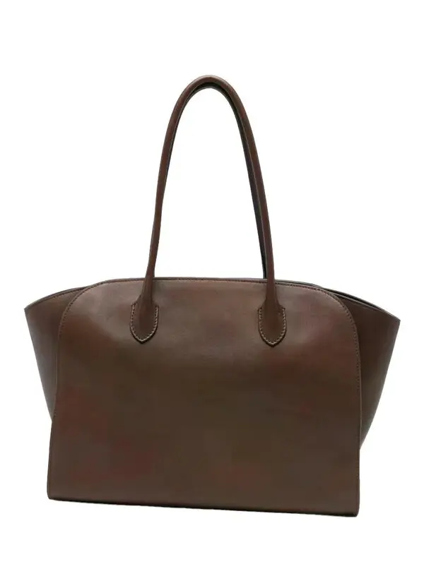 THE ROW 14 Marlo Leather Tote Bag - Brown