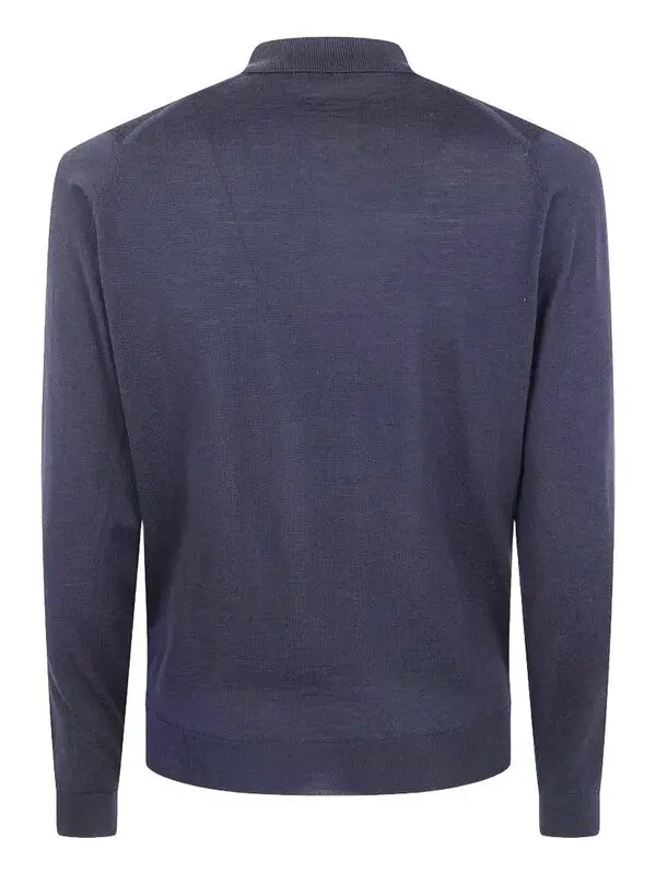 John Smedley Belper Polo Shirt - Blue