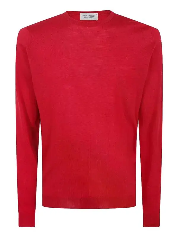 John Smedley Lundy Crew-neck Sweater - Red
