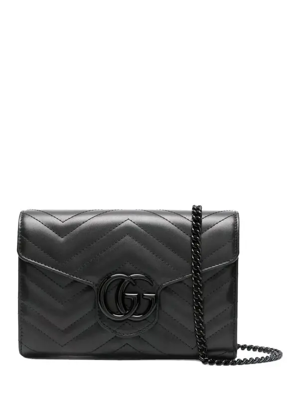 Gucci Mini Gg Marmont Bag - Black