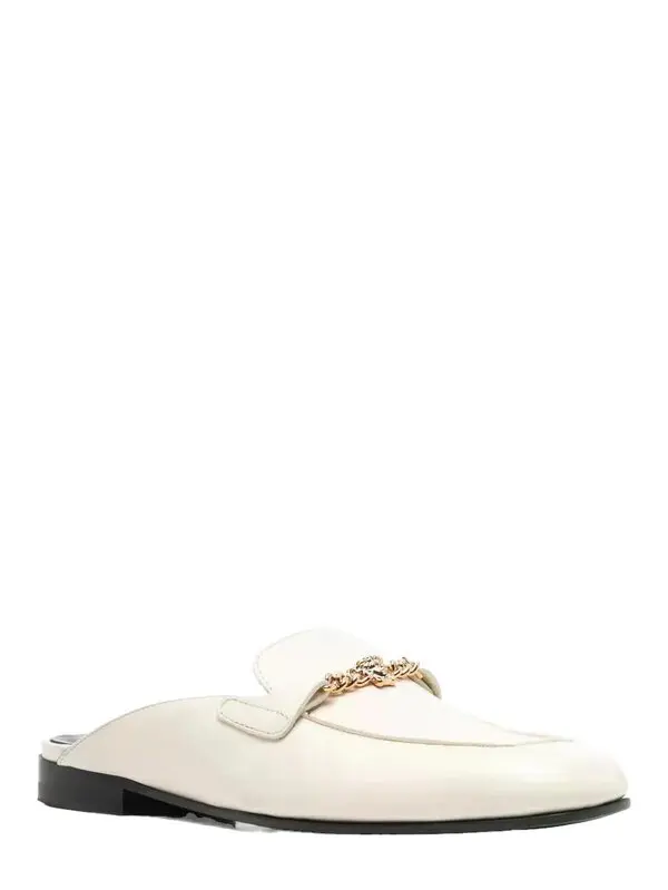 Versace Medusa Chain-link Loafers - Neutrals