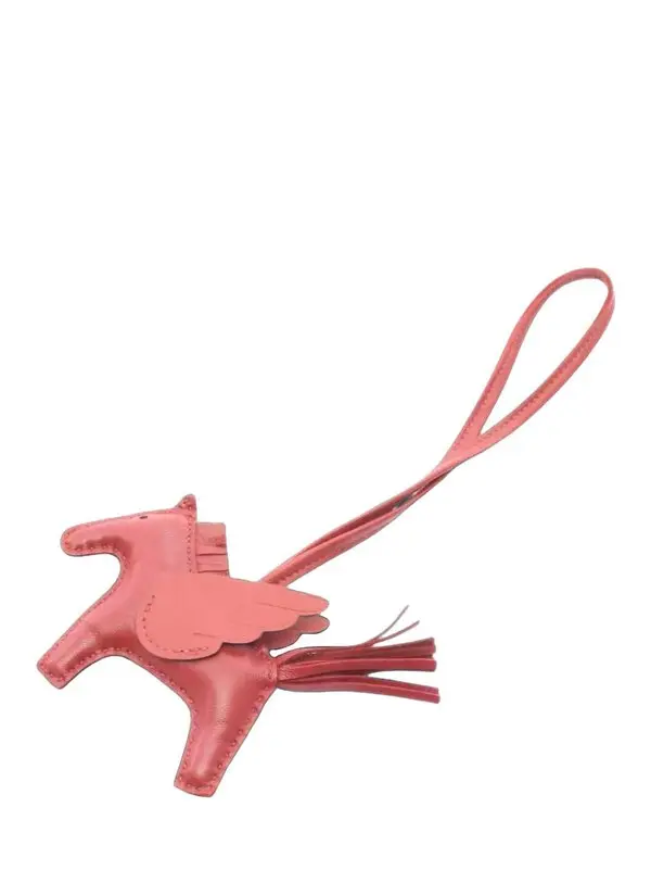 Hermès Pm Rodeo Pegasus Bag Charm - Red