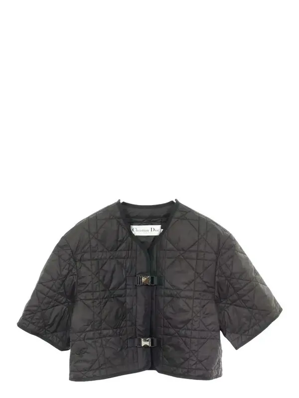 Dior Macro Cannage Quilted Jacket - Black