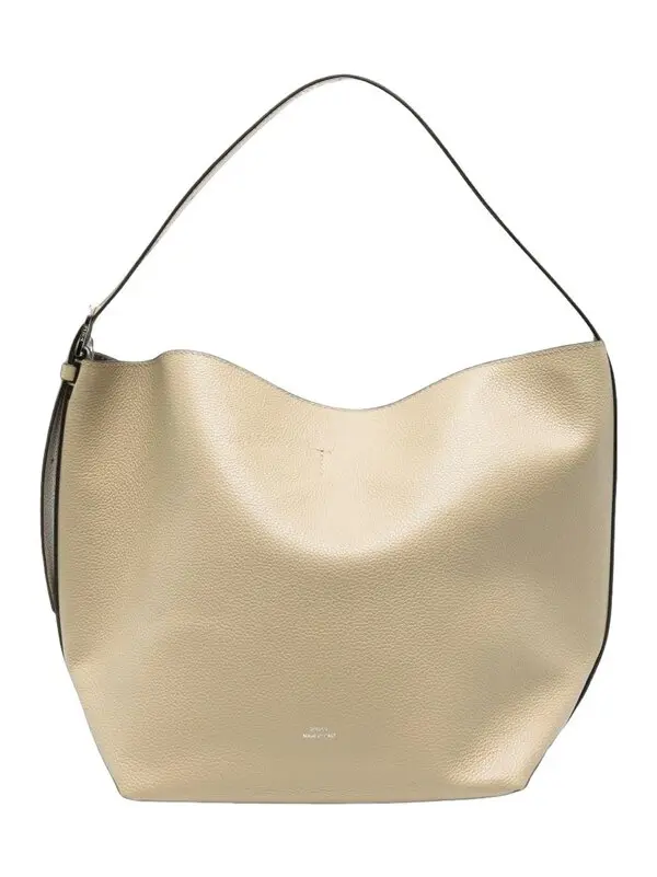 TOTEME Belted Medium Shoulder Bag - Beige