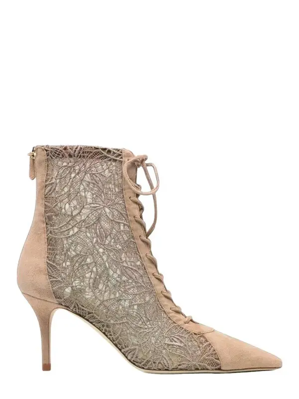 ARTEANA Venezia Lace-up Ankle Boots - Neutrals