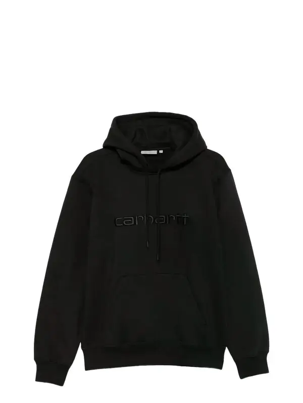 Carhartt Work In Progress Embroidered Logo Hoodie - Black