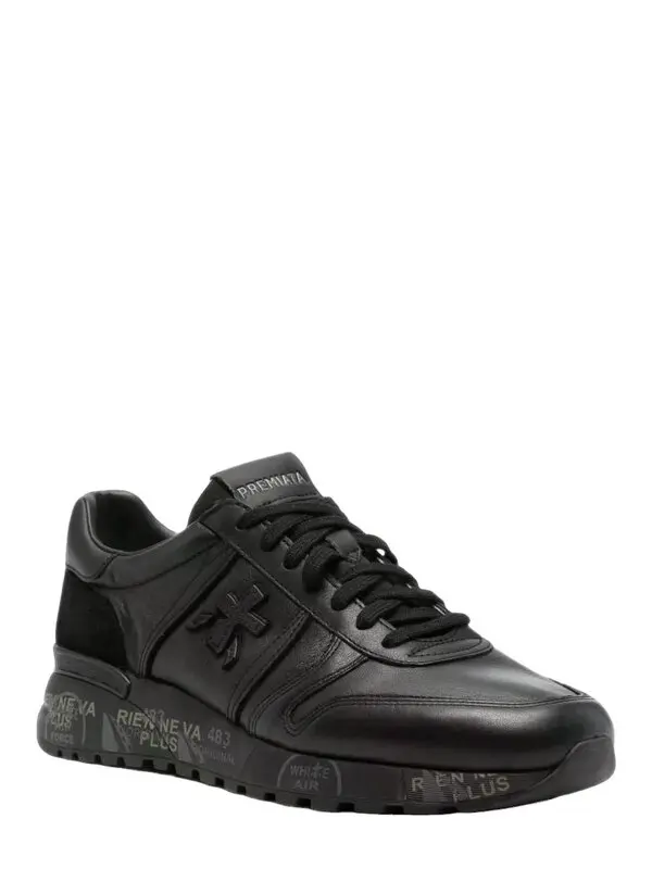 Premiata Lander Leather Sneakers - Black