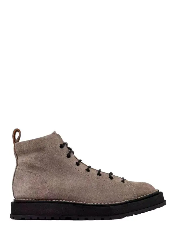 BUTTERO® Suede Lace-up Boots - Grey
