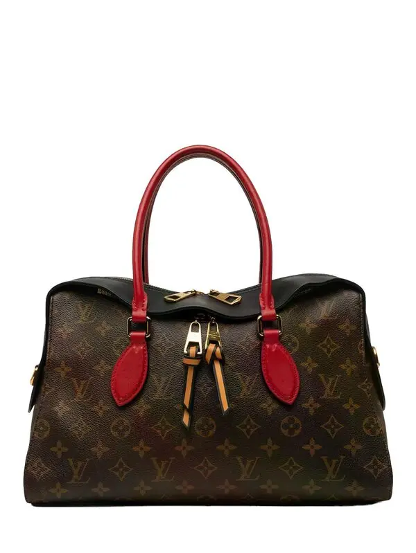 LOUIS VUITTON Monogram Canvas Tuileries Satchel - Brown