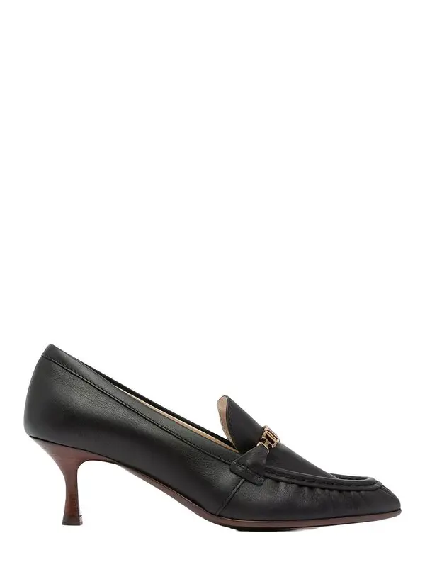 TOD'S Leather Chain-detail Pumps - Black