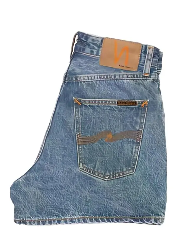 Nudie Jeans Maeve Denim Shorts - Blue