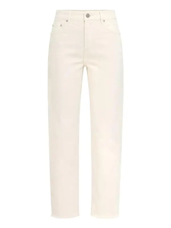 MAISON123 Patience Raw-cut Jeans - Neutrals