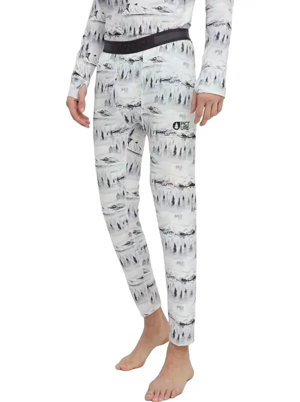 PICTURE ORGANIC CLOTHING Lhotse Landscape-print Ski Pants - White