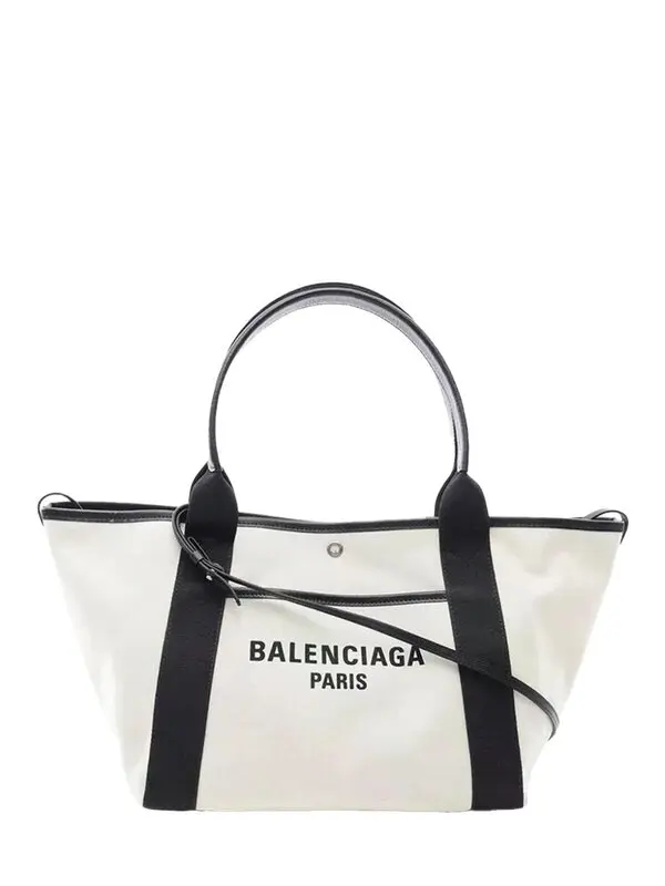 Balenciaga Biarritz Tote Satchel - Neutrals