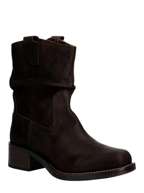 Fly London Slouchy Leather Boots - Brown