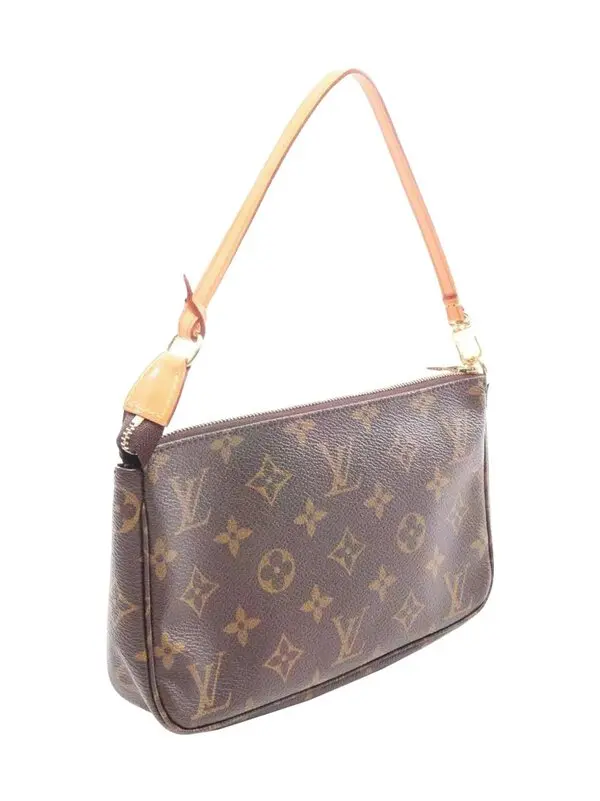 LOUIS VUITTON Monogram Pochette Accessoires Shoulder Bag - Brown