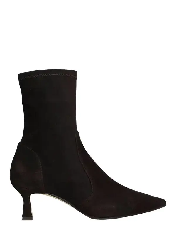 THE SELLER Pointed-toe Suede Boots - Brown