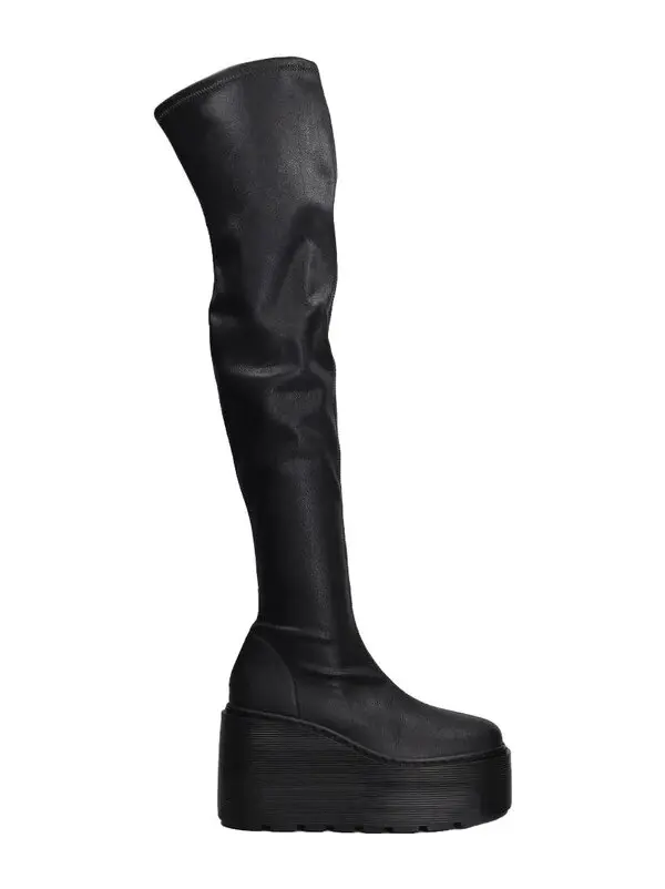 VIC MATIE Platform Over-the-knee Boots - Black