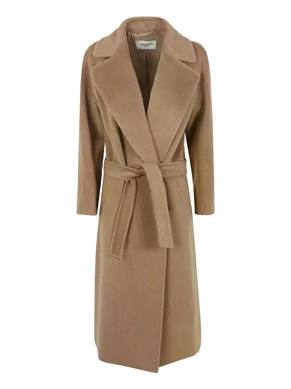 Max Mara Belted Coat - Brown