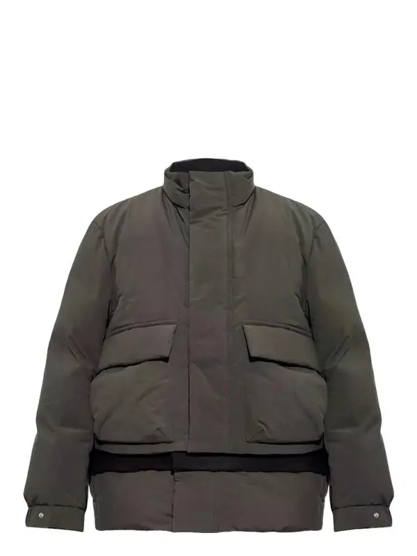 Sacai Layered Design Puffer Jacket - Grey