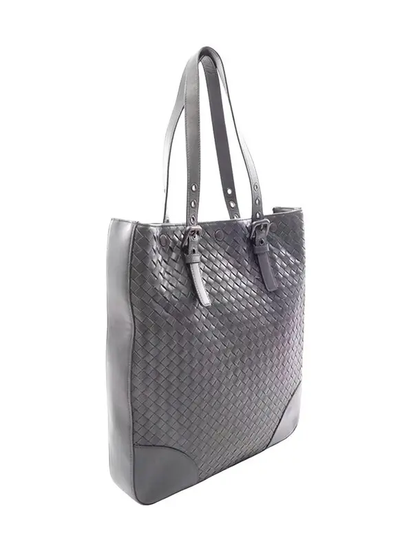 Bottega Veneta Intrecciato Tote Bag - Grey