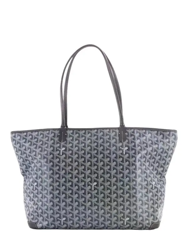 Goyard Artois Tote Coated Canvas Mm Shoulder Bag - Grey
