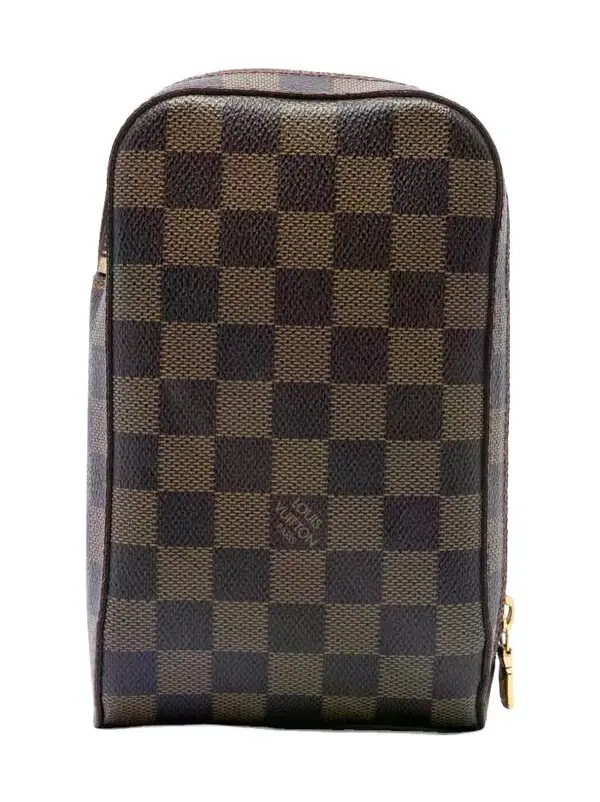 LOUIS VUITTON Damier Ebene Geronimos Crossbody Bag - Brown
