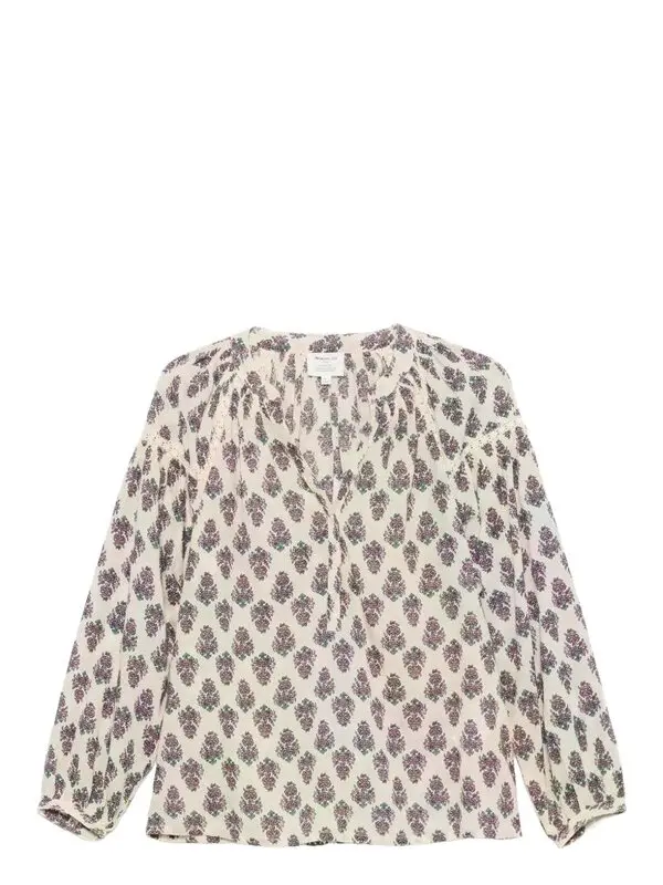 MAISON123 Danica Paisley-print Blouse - Neutrals
