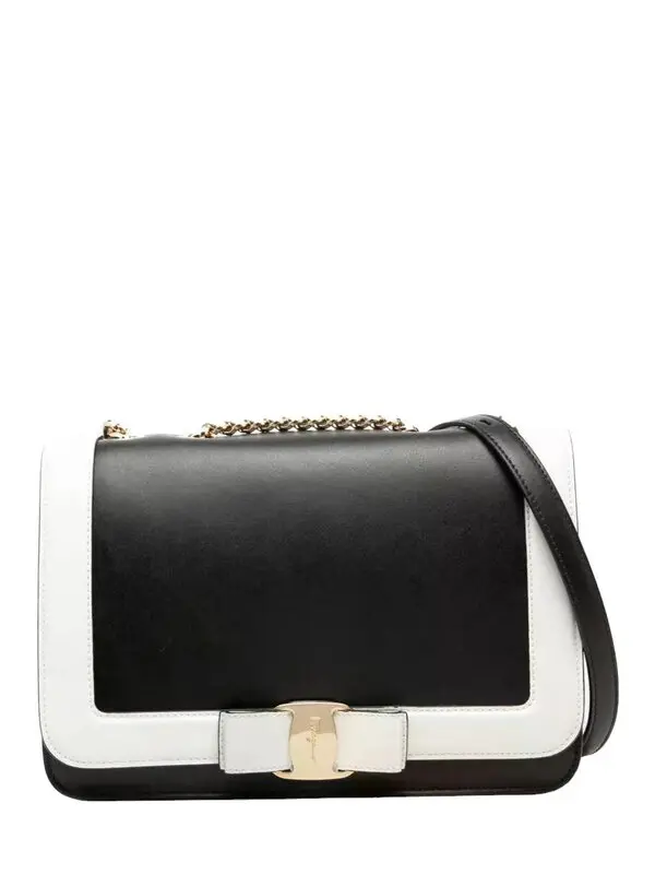 FERRAGAMO Vara Bow Crossbody Bag - Black
