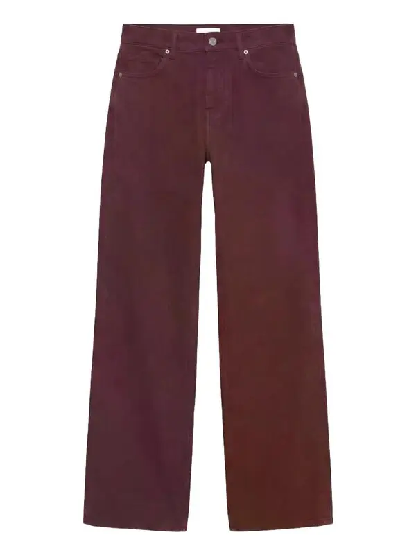 REFORMATION Cary Wide-leg Jeans - Red