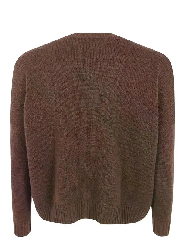 KUJTEN Romelie Crew-neck Sweater - Brown