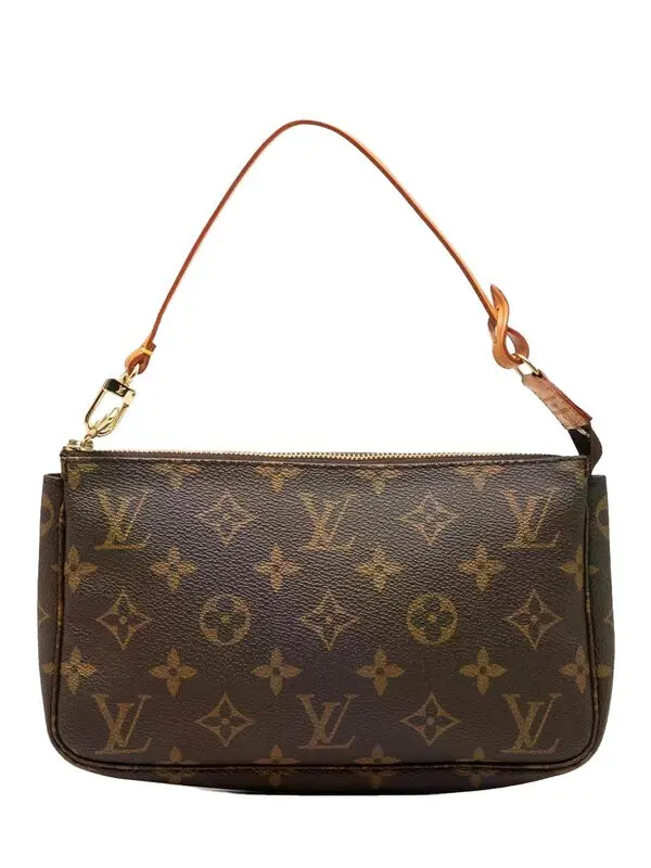 LOUIS VUITTON Monogram Pochette Accessoires Shoulder Bag - Brown